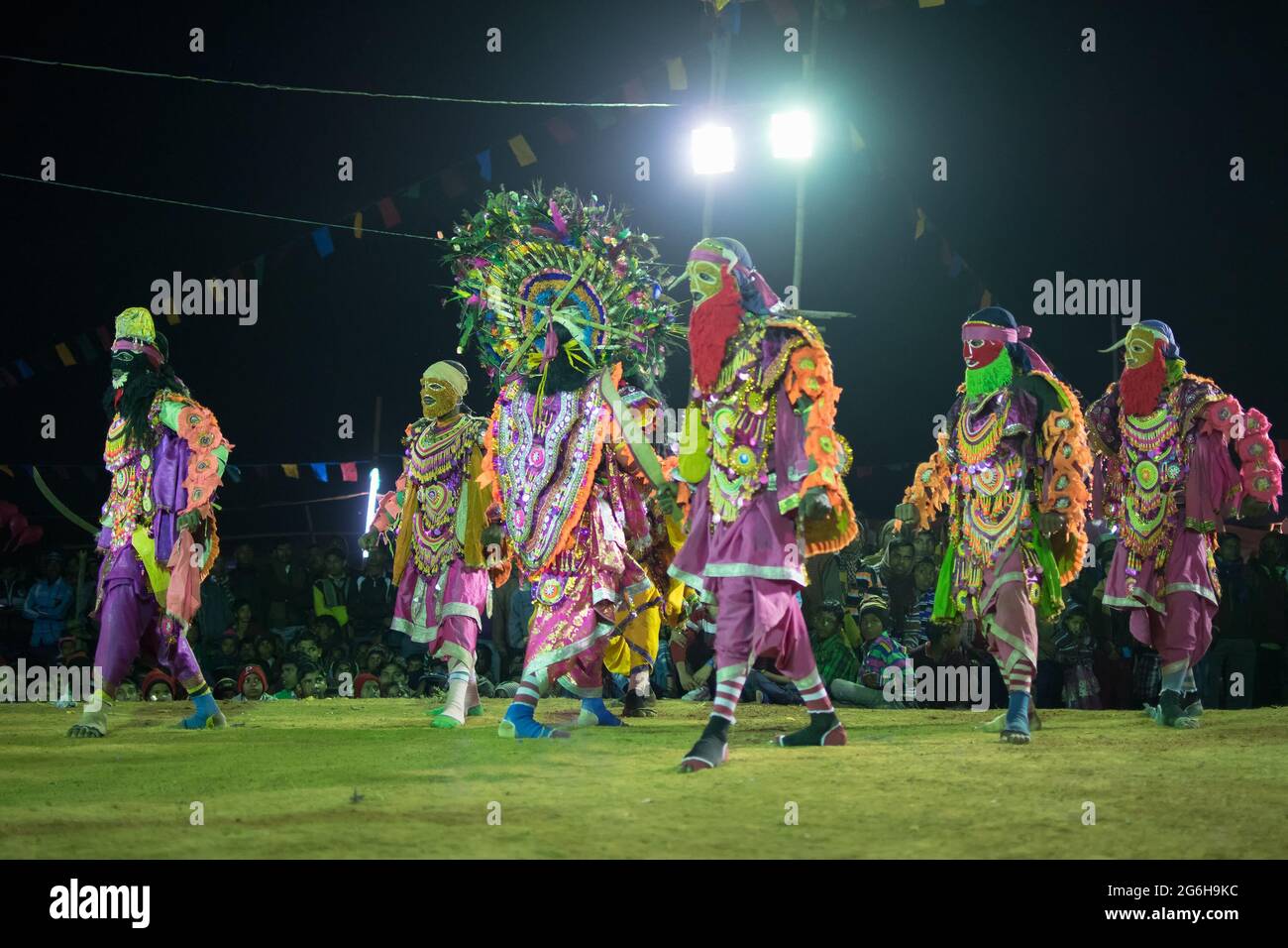 BAMNIA, PURULIA, WEST BENGAL , INDIA - DECEMBER 23RD 2015 : Group of ...