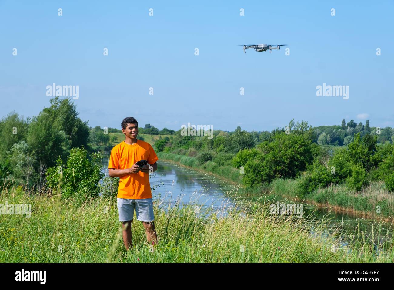 African american man adventure hi-res stock photography and images - Alamy