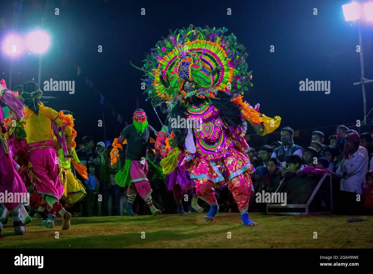 Bamnia, Purulia, West Bengal , India - December 23rd 2015 : Chhou ...