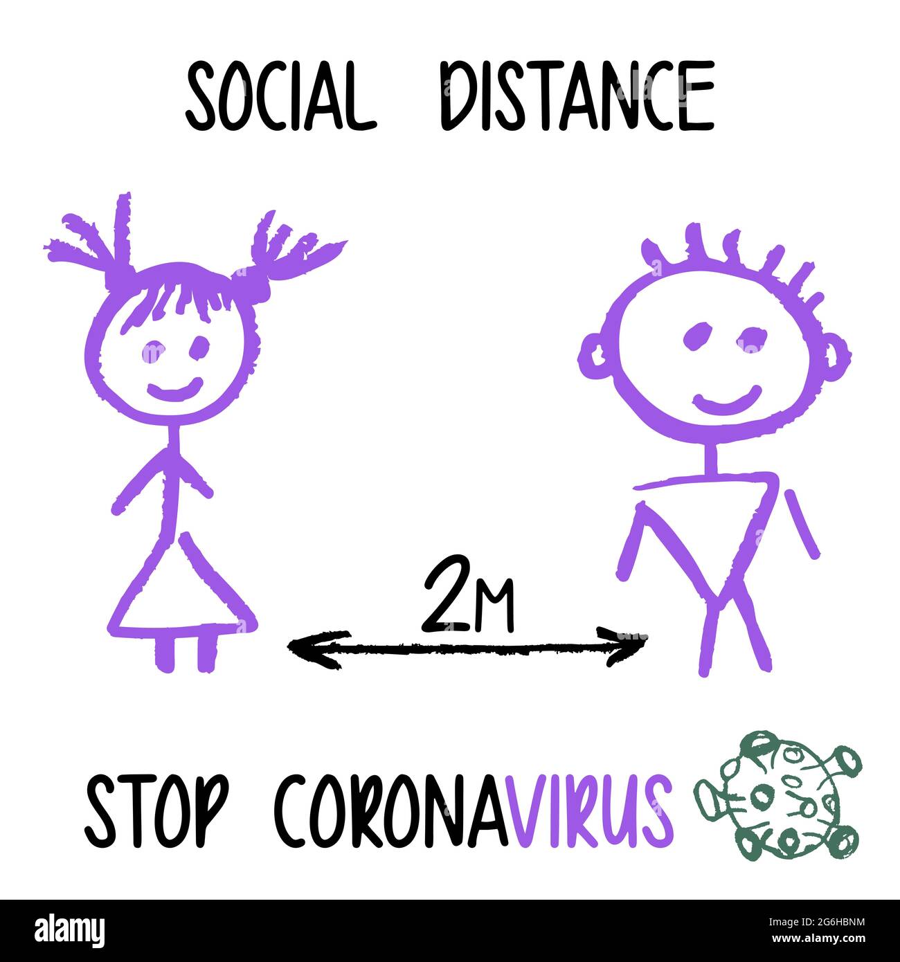 Away social distance icon Cut Out Stock Images & Pictures - Alamy