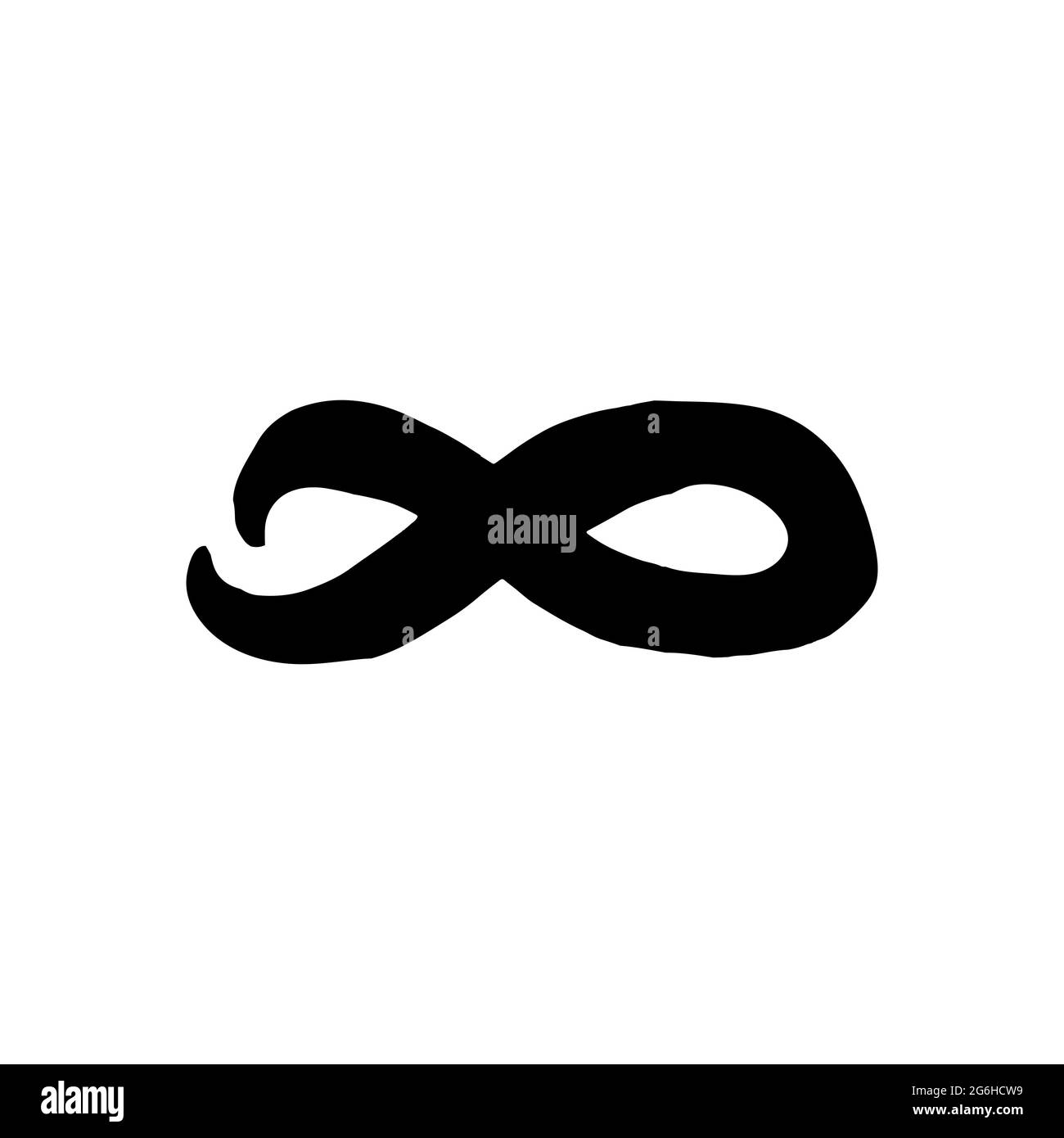 Hand drawing paint, brush drawing. Isolated on a white background ...