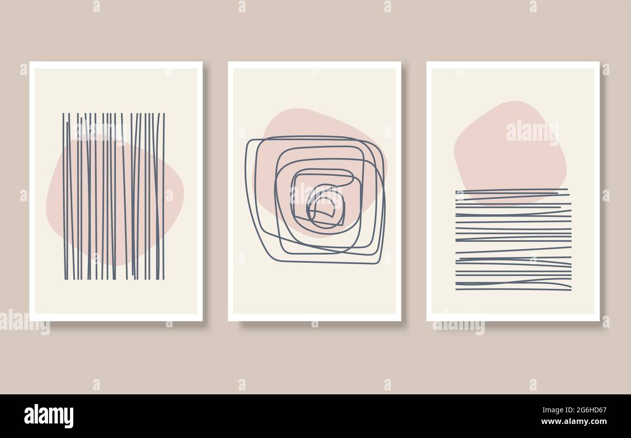 Set of line art illustrations Stock Vector Image & Art - Alamy