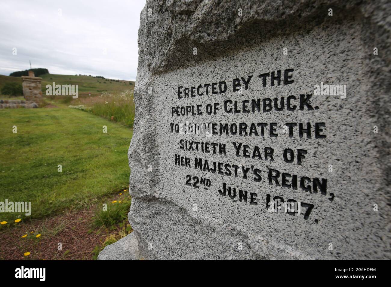 Glenbuck Heritage Village, East Ayrshire, Scotland, UK. The former ...