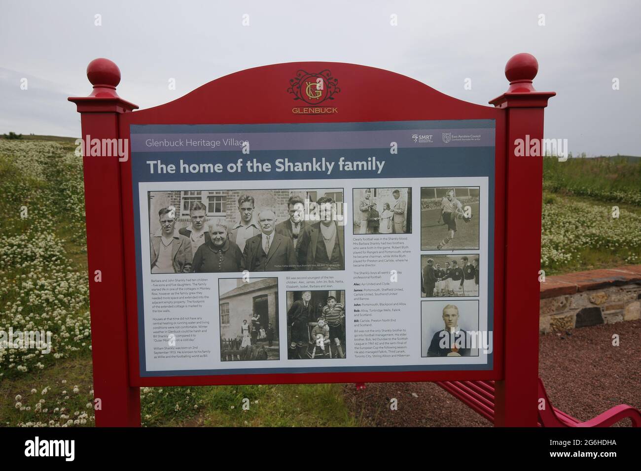 Glenbuck Heritage Village, East Ayrshire, Scotland, UK. The former ...