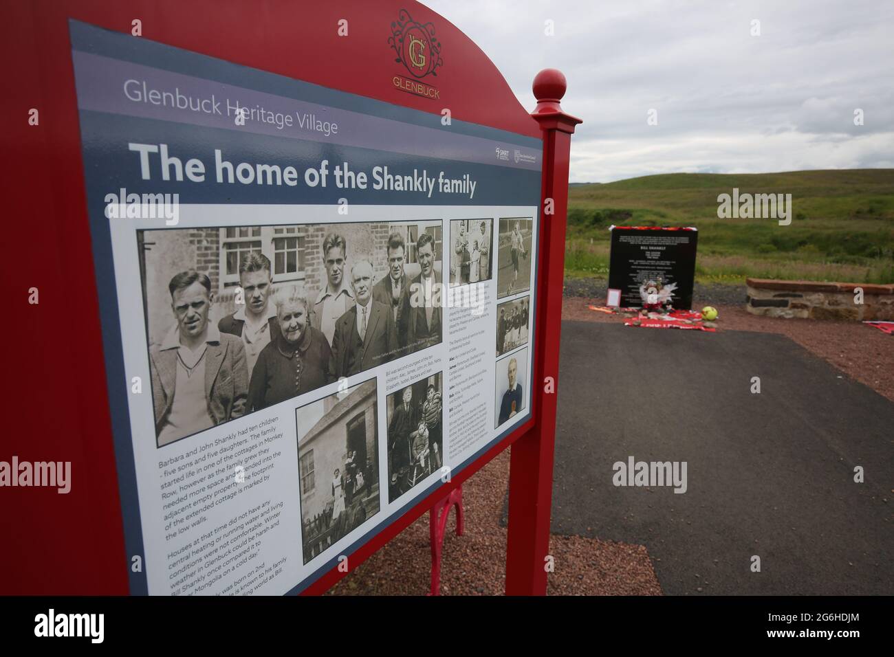 Glenbuck Heritage Village, East Ayrshire, Scotland, UK. The former ...