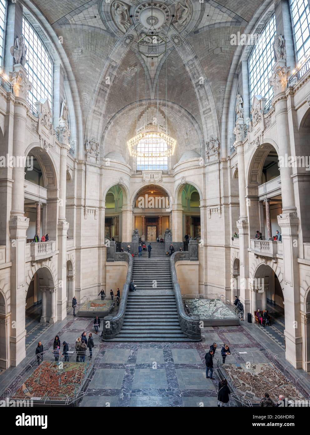 Hanover New Town Hall Interior - Hanover, Germany Stock Photo - Alamy