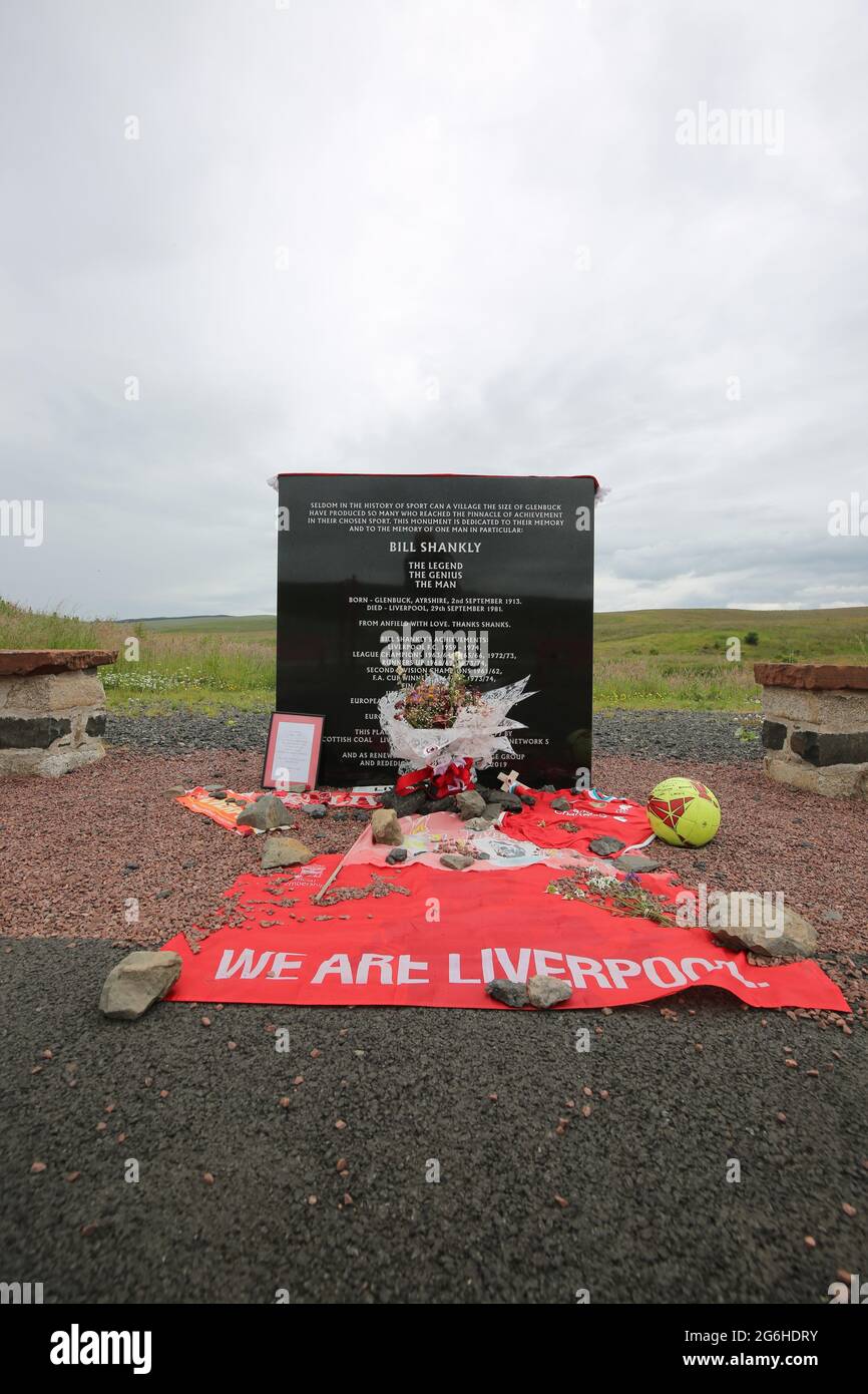 Glenbuck Heritage Village, East Ayrshire, Scotland, UK. The former ...