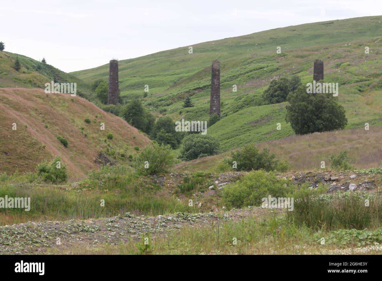 Glenbuck Heritage Village, East Ayrshire, Scotland, UK. The former ...