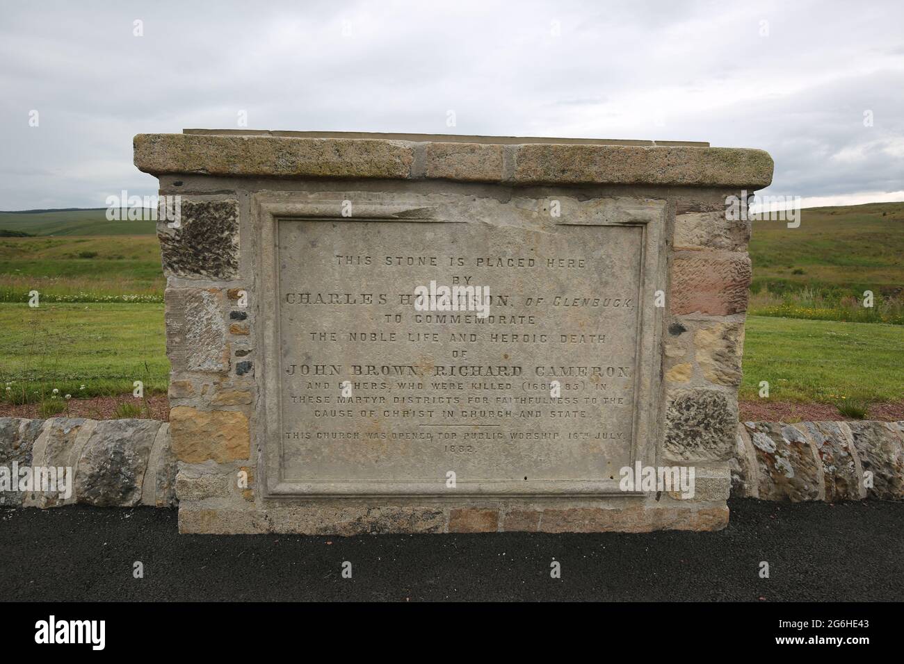Glenbuck Heritage Village, East Ayrshire, Scotland, UK. The former ...