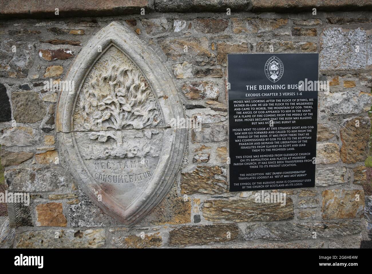 Glenbuck Heritage Village, East Ayrshire, Scotland, UK. The former ...