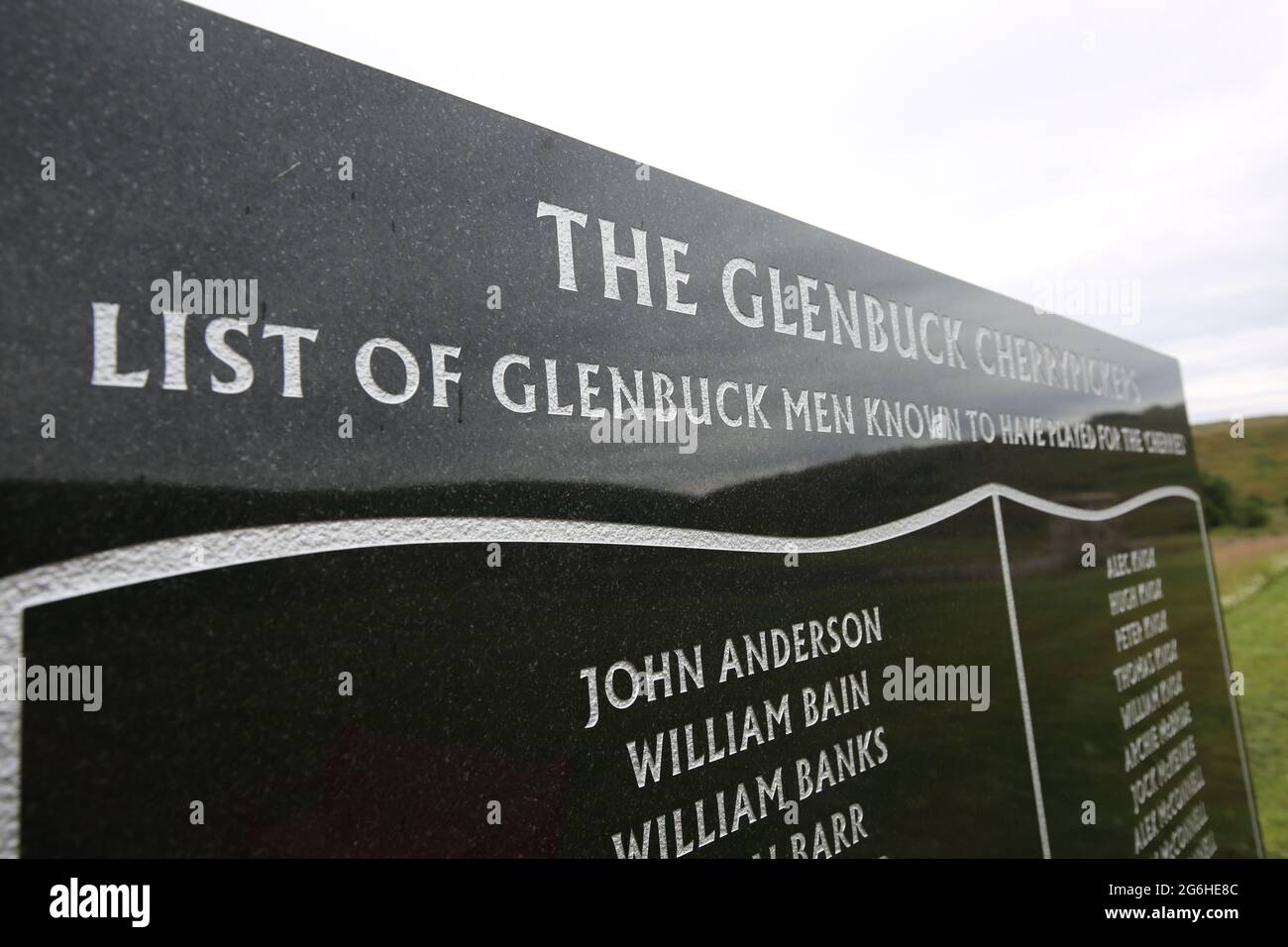 Glenbuck Heritage Village, East Ayrshire, Scotland, UK. The former ...