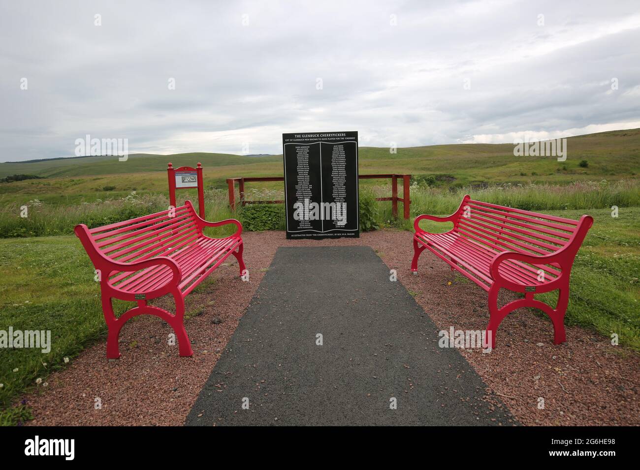 Glenbuck Heritage Village, East Ayrshire, Scotland, UK. The former ...