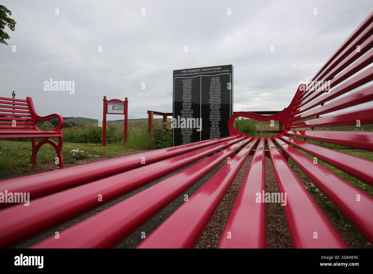 Glenbuck cherrypickers hi-res stock photography and images - Alamy