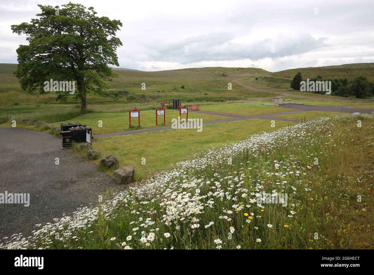 Glenbuck Heritage Village, East Ayrshire, Scotland, UK. The former ...
