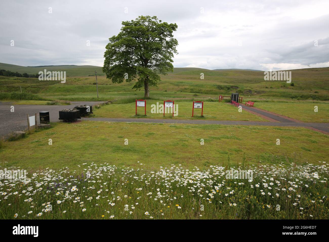 Glenbuck Heritage Village, East Ayrshire, Scotland, UK. The former ...