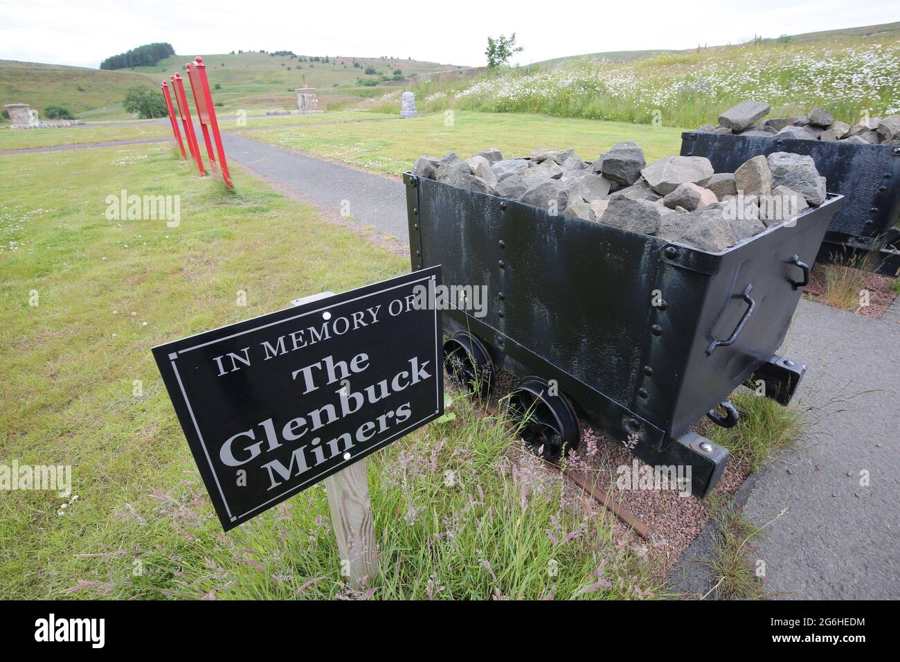 Glenbuck Heritage Village, East Ayrshire, Scotland, UK. The former ...