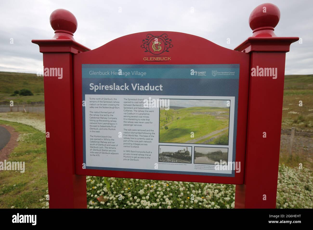 Glenbuck Heritage Village, East Ayrshire, Scotland, UK. The former ...