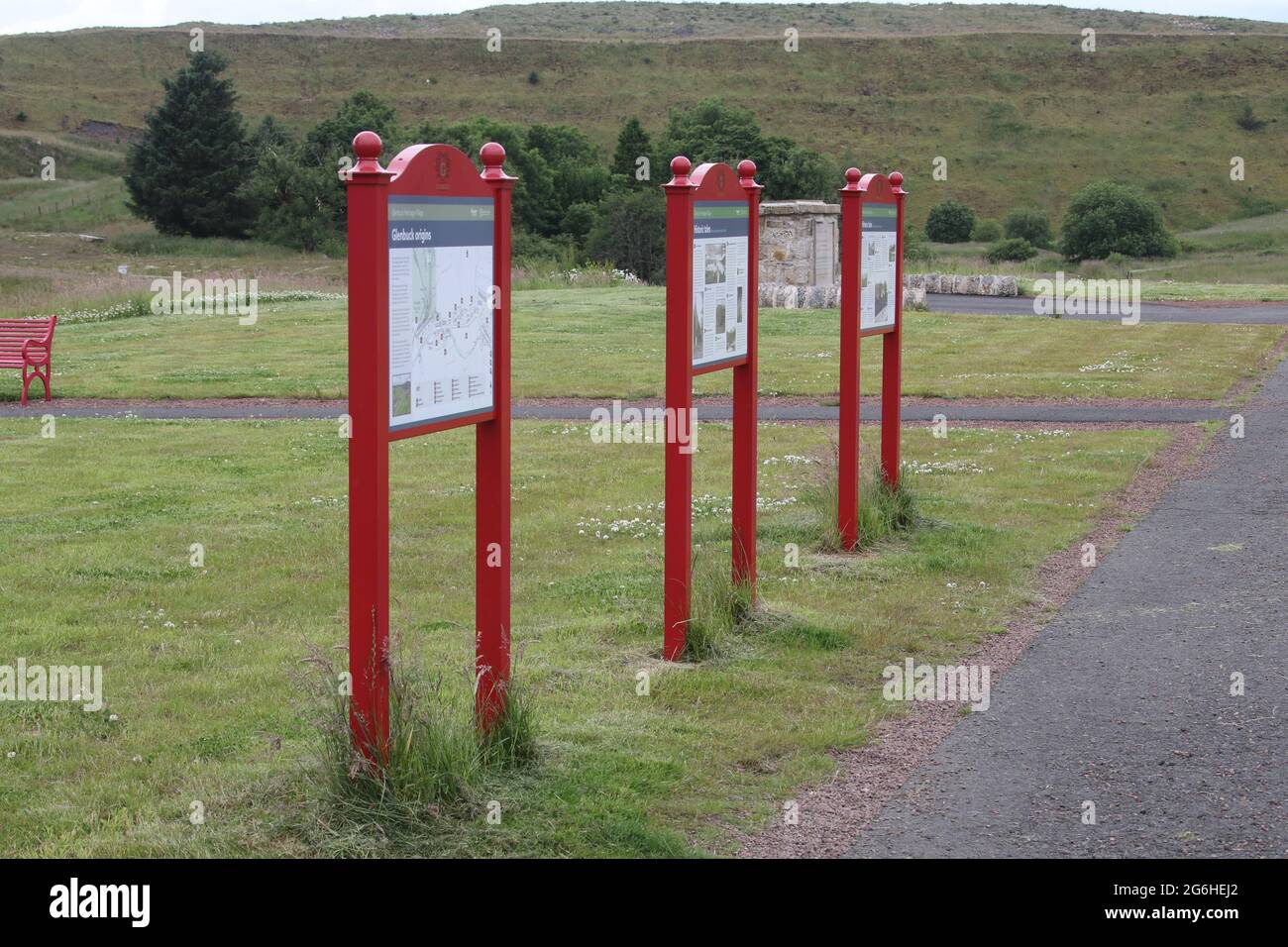 Glenbuck Heritage Village, East Ayrshire, Scotland, UK. The former ...