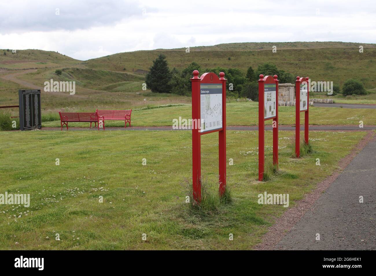 Glenbuck Heritage Village, East Ayrshire, Scotland, UK. The former ...
