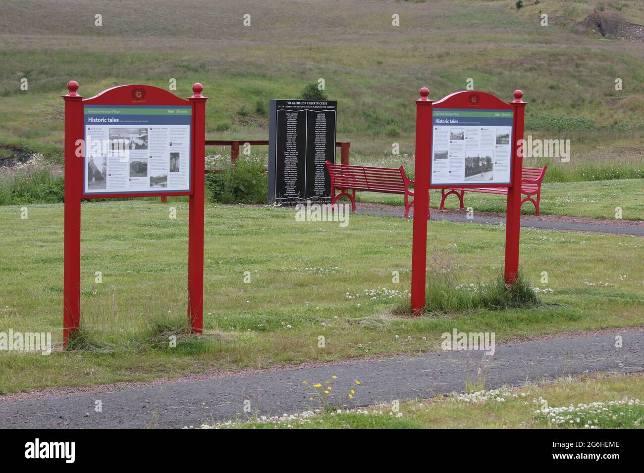 Glenbuck Heritage Village, East Ayrshire, Scotland, UK. The former ...