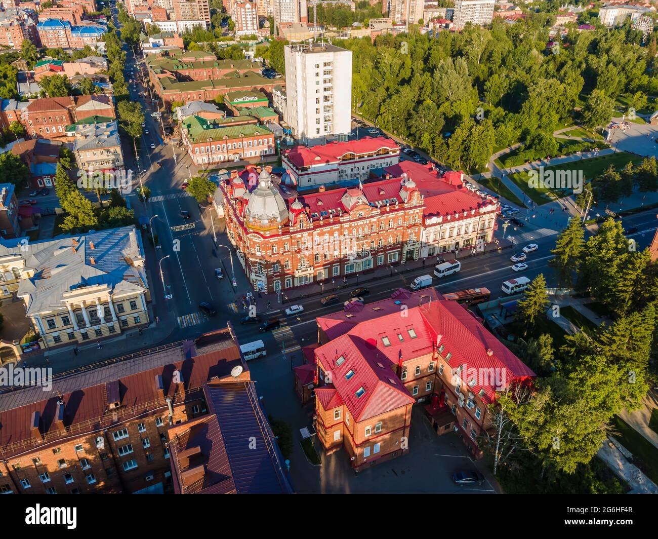 Panorama of the lenin avenue hi-res stock photography and images - Alamy