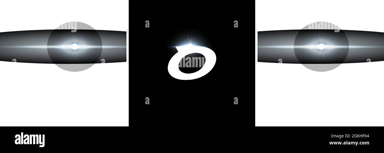 O letter logo, bold italic letter for automotive, speed race, sport ...