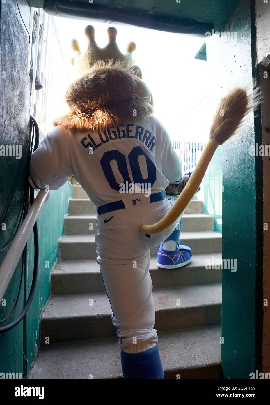 Kansas City, MO, USA. 05th July, 2021. Slugger prepares to take the ...