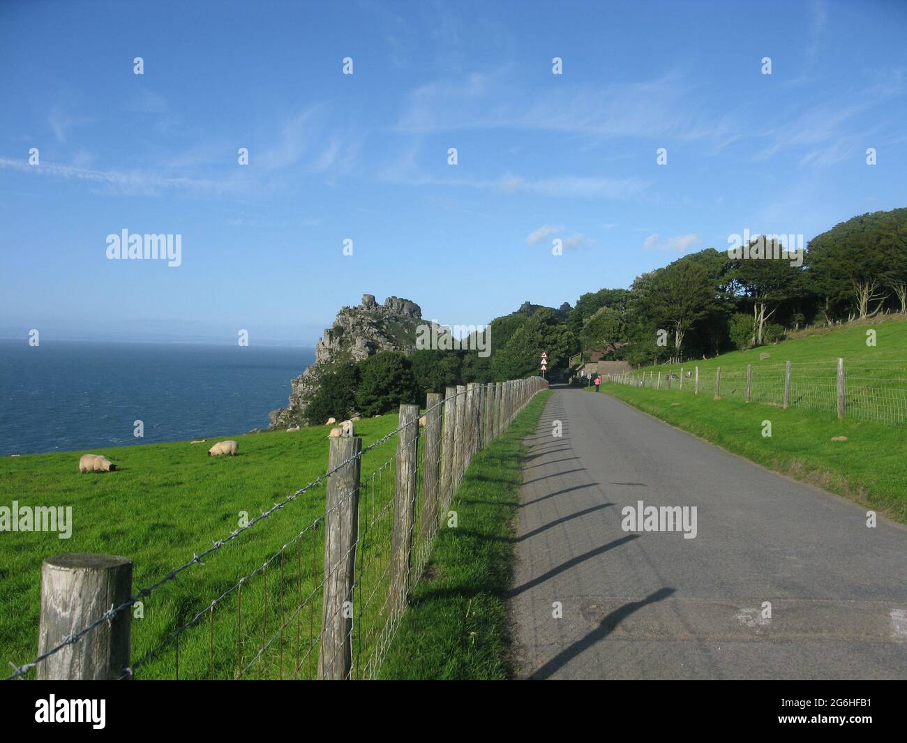 South west coast path. North Devon. West country. England. UK Stock ...