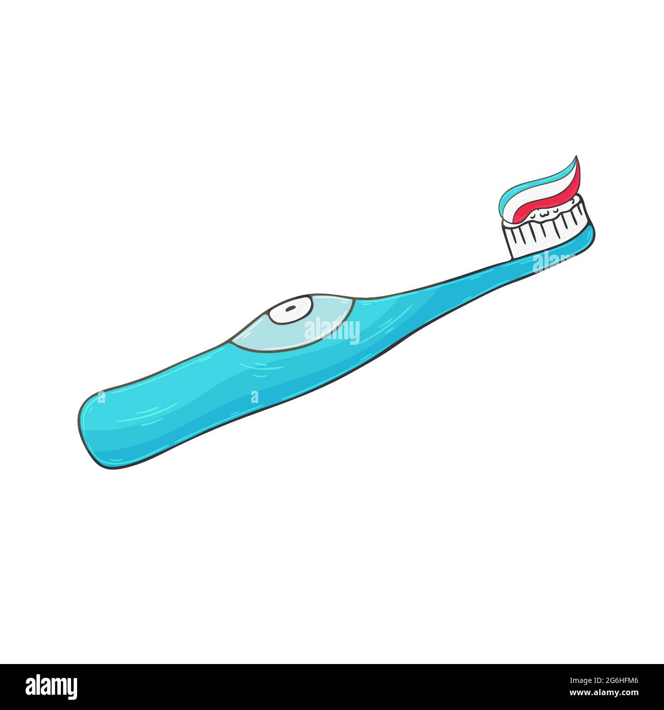 Draw toothbrush cartoon hi-res stock photography and images - Alamy