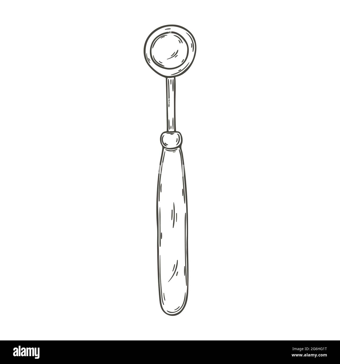 Contour Medical icon. Vector illustration in hand draw style. Isolated ...