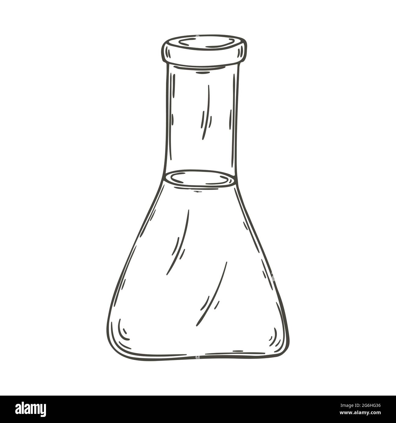 Contour Medical icon. Vector illustration in hand draw style. Image ...