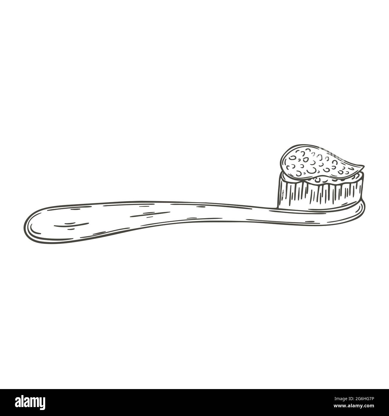 Draw toothbrush cartoon hi-res stock photography and images - Alamy