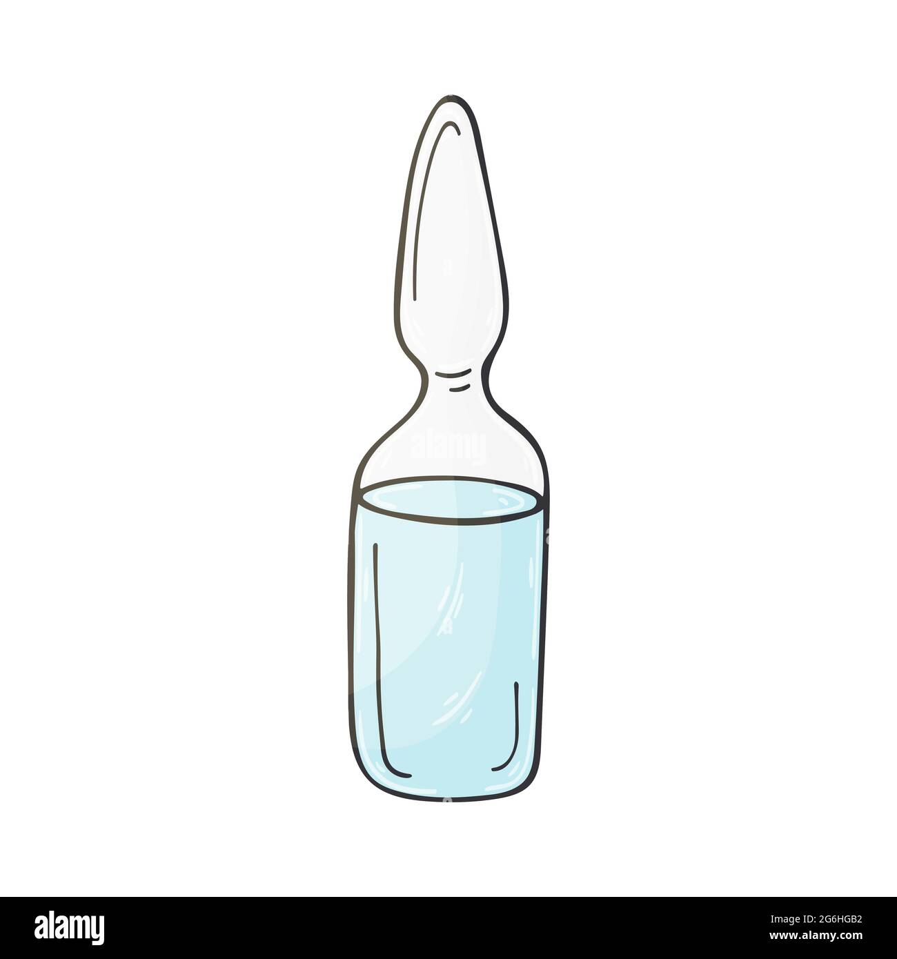 Medical icon. Vector illustration in hand draw style. Image isolated on ...