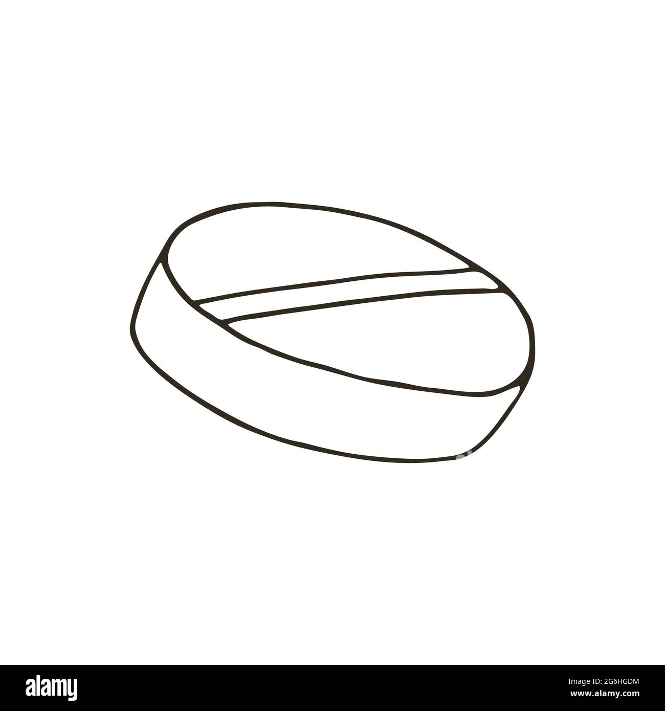 Contour Medical icon. Vector illustration in hand draw style. Image ...