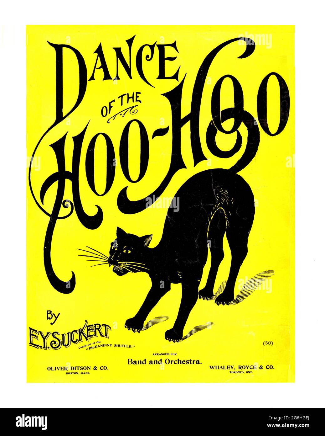Dance of the Hoo Hoo, 1898 sheet music Stock Photo - Alamy