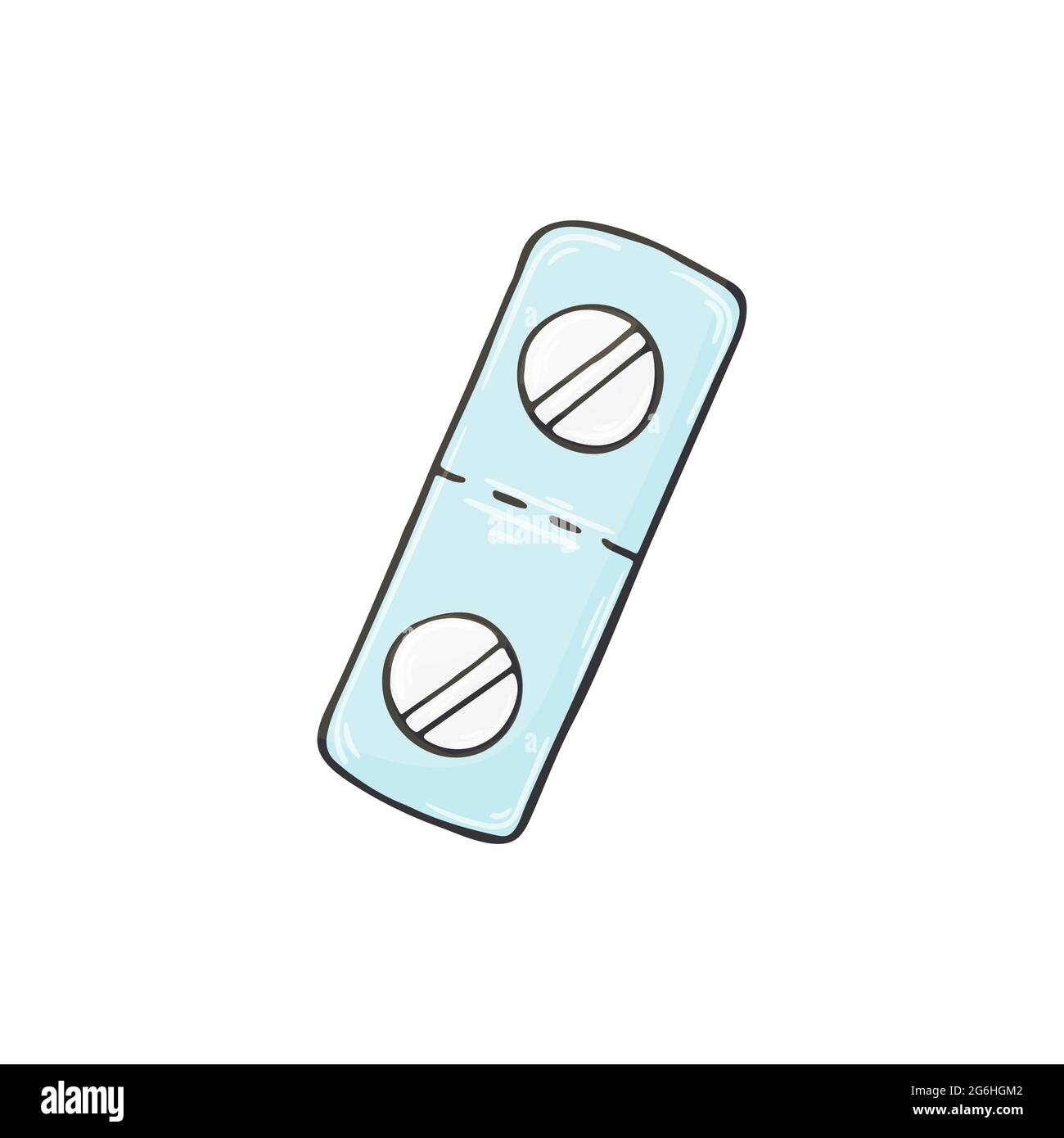 Medical icon. Vector illustration in hand draw style. Image isolated on ...