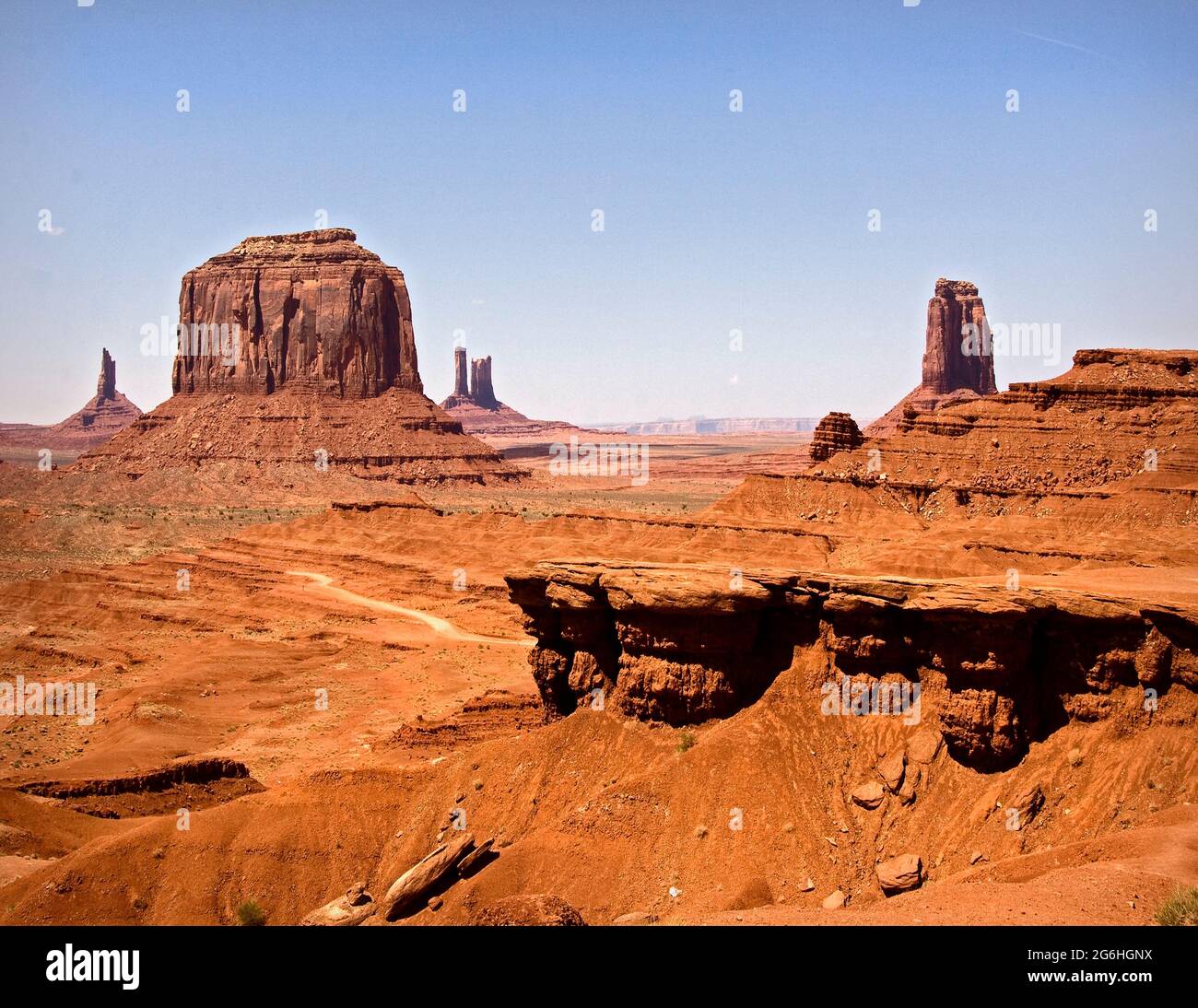 John Ford Point in Monument Valley Tribal Park, Arizona Stock Photo - Alamy