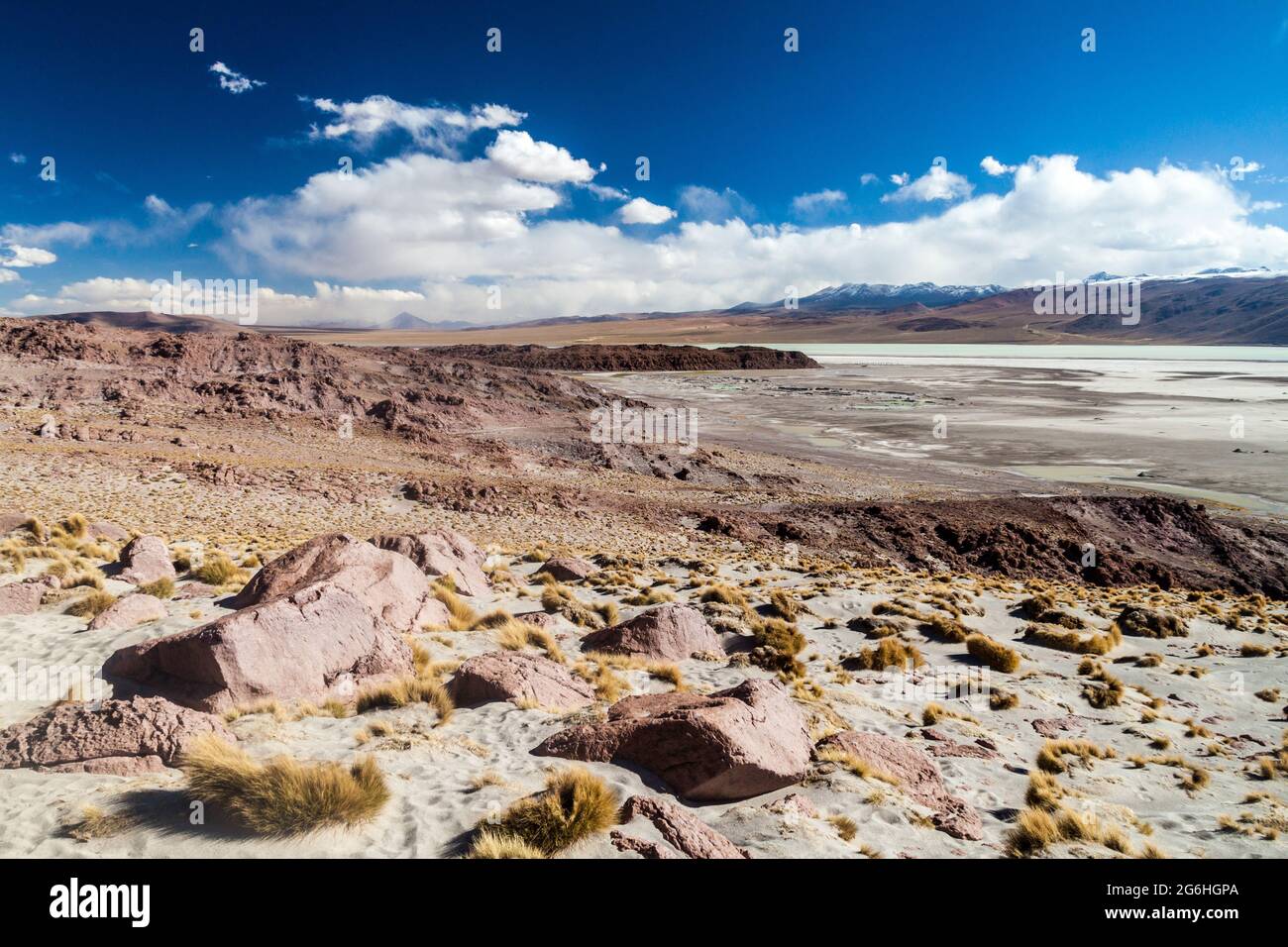 Laguna Khara lake in Bolivia Stock Photo - Alamy