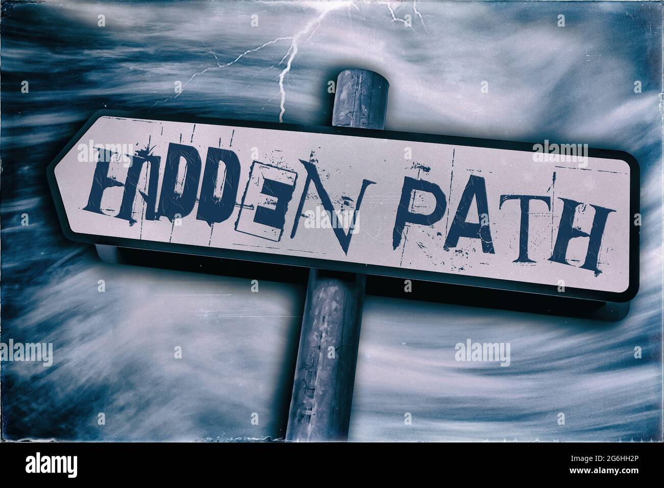 Cryptic signage hi-res stock photography and images - Alamy