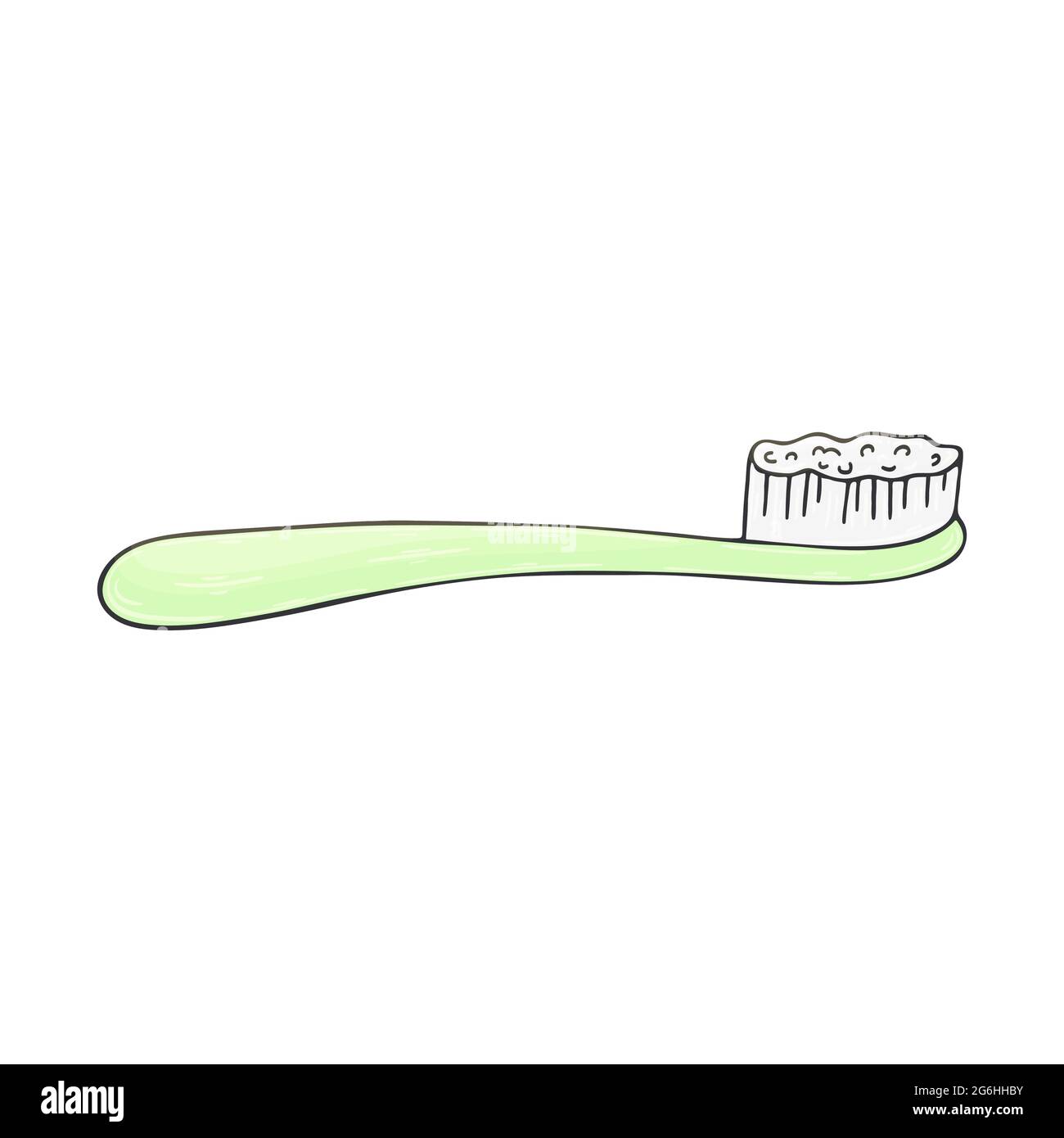 Draw toothbrush cartoon hi-res stock photography and images - Alamy