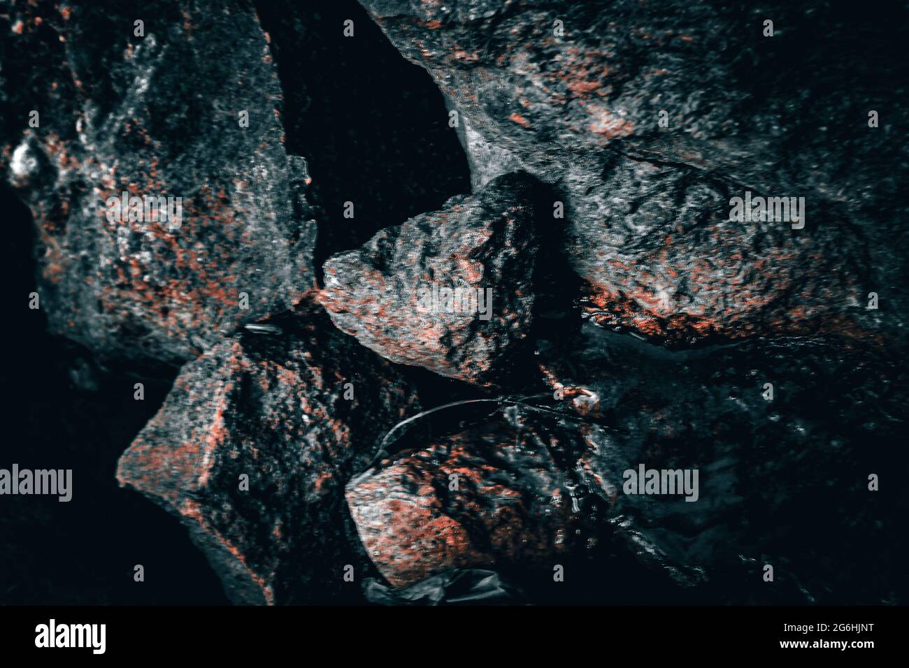 Take a close look at the rocks in nature Stock Photo - Alamy