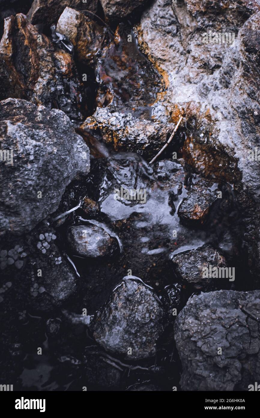 Take a close look at the rocks in nature Stock Photo - Alamy