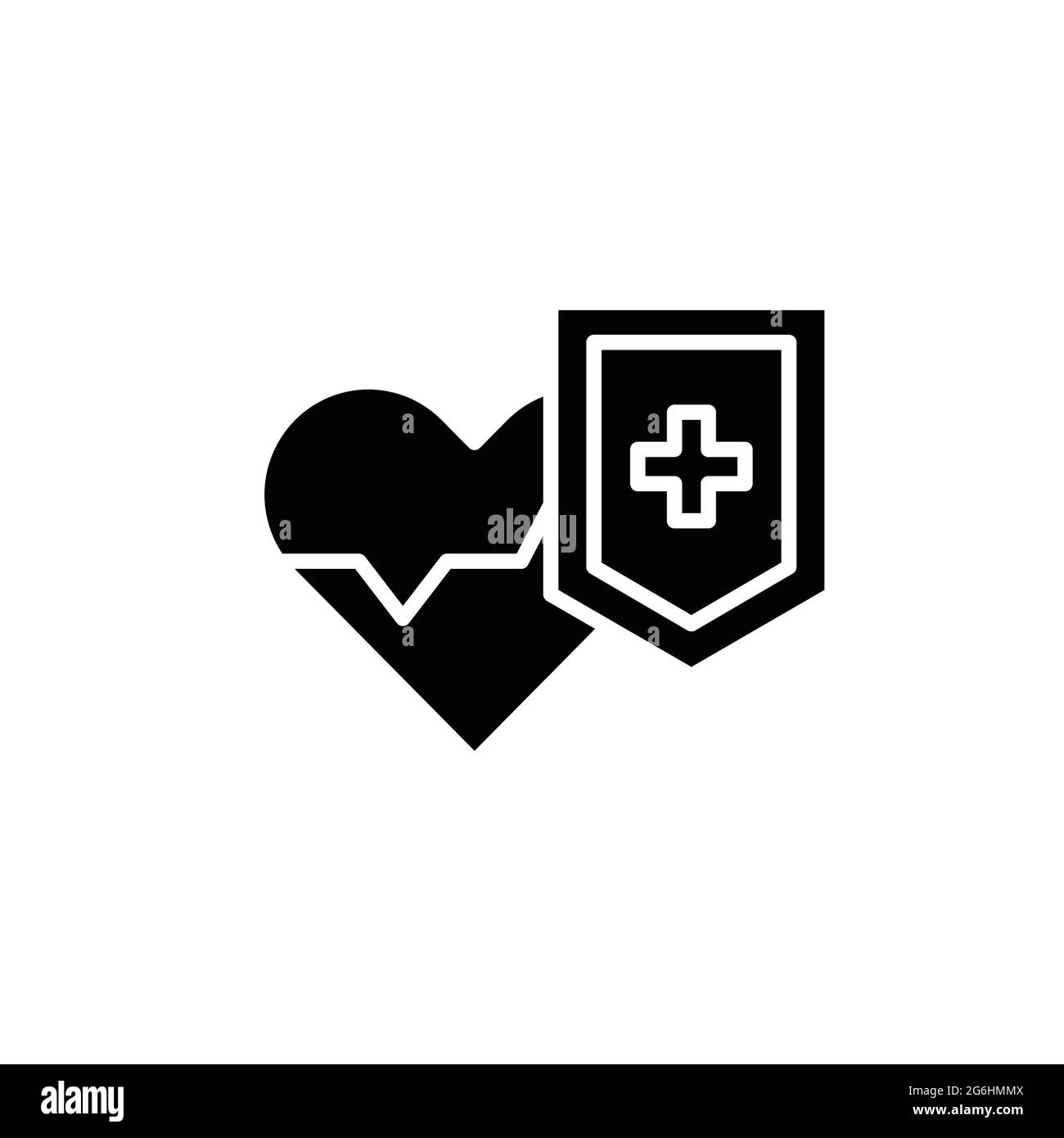 Protection health care color line icon. Isolated vector element ...