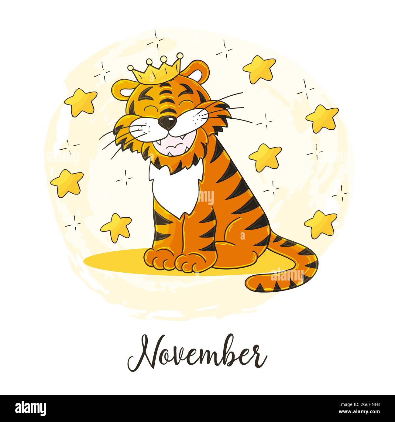 Year 2022 symbol for calendar decoration. November 2022. New Year of ...