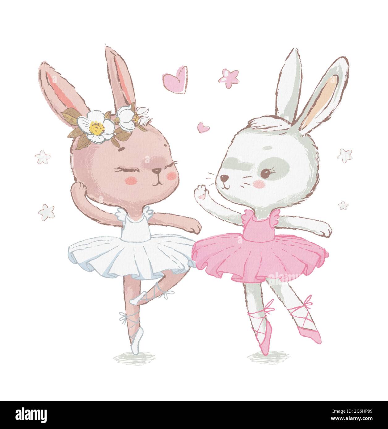 Cartoon rabbits ballet hi-res stock photography and images - Alamy
