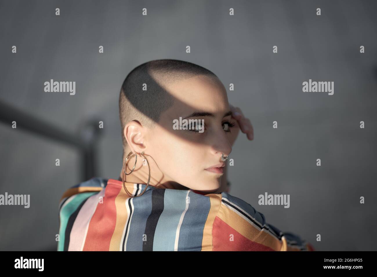 Female model face hi-res stock photography and images - Alamy