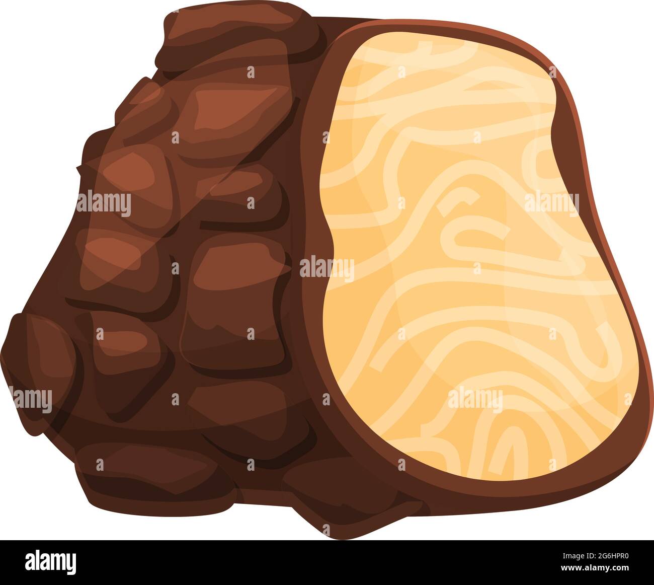 Cooking truffle icon cartoon vector. Fungi mushroom. Food truffle Stock ...