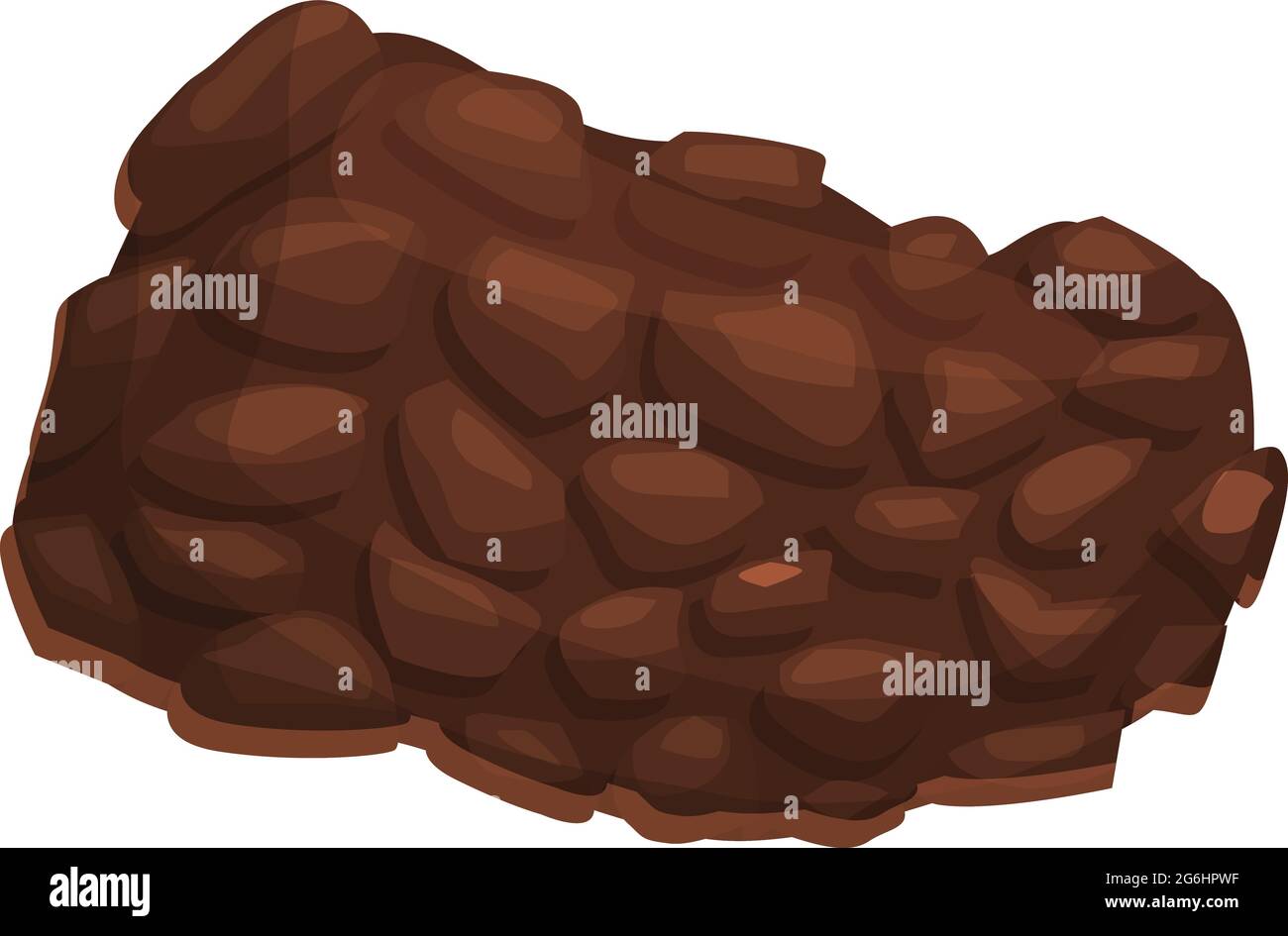 Piece truffle icon cartoon vector. Mushroom fungus. Cooking fungi Stock ...