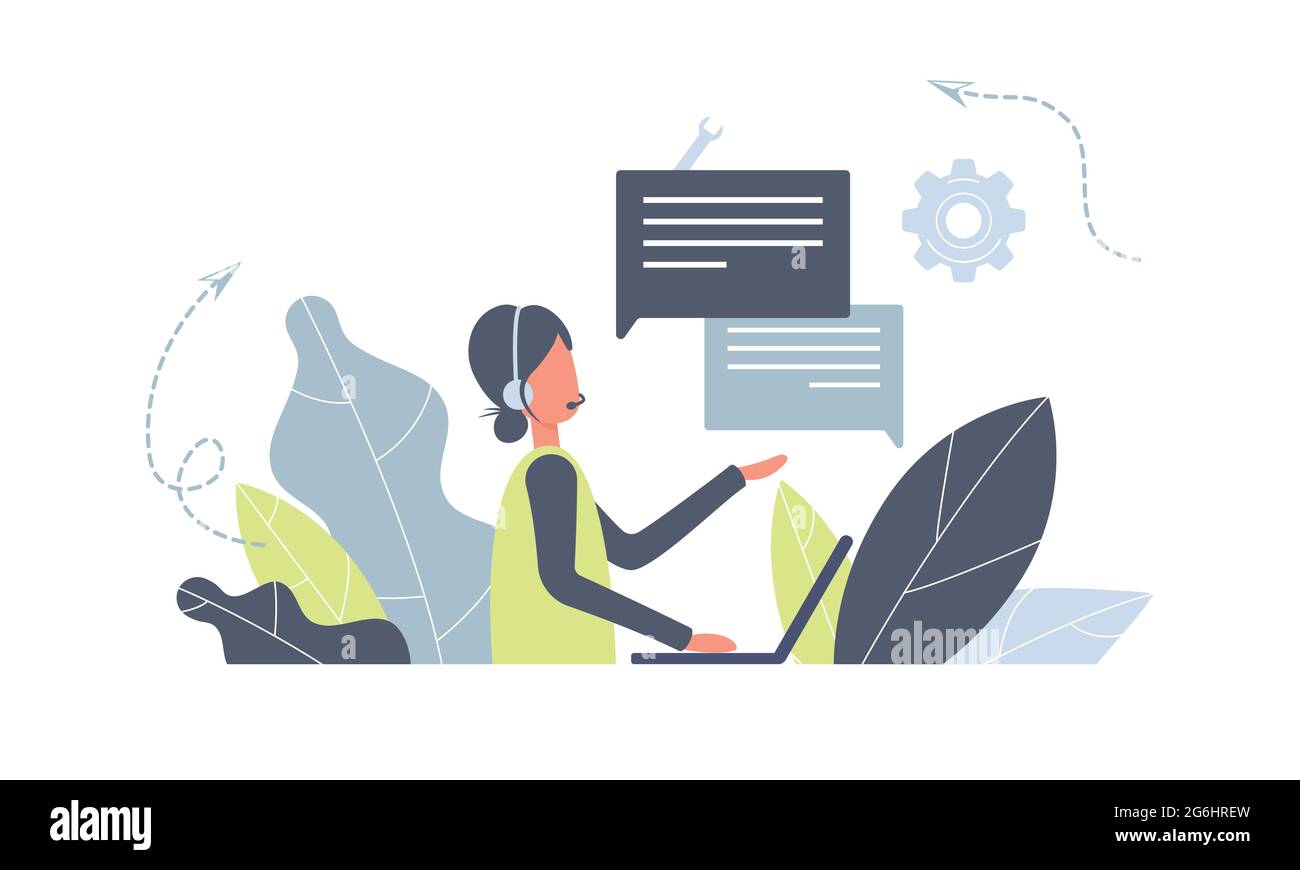 Customers conversation Stock Vector Images - Alamy