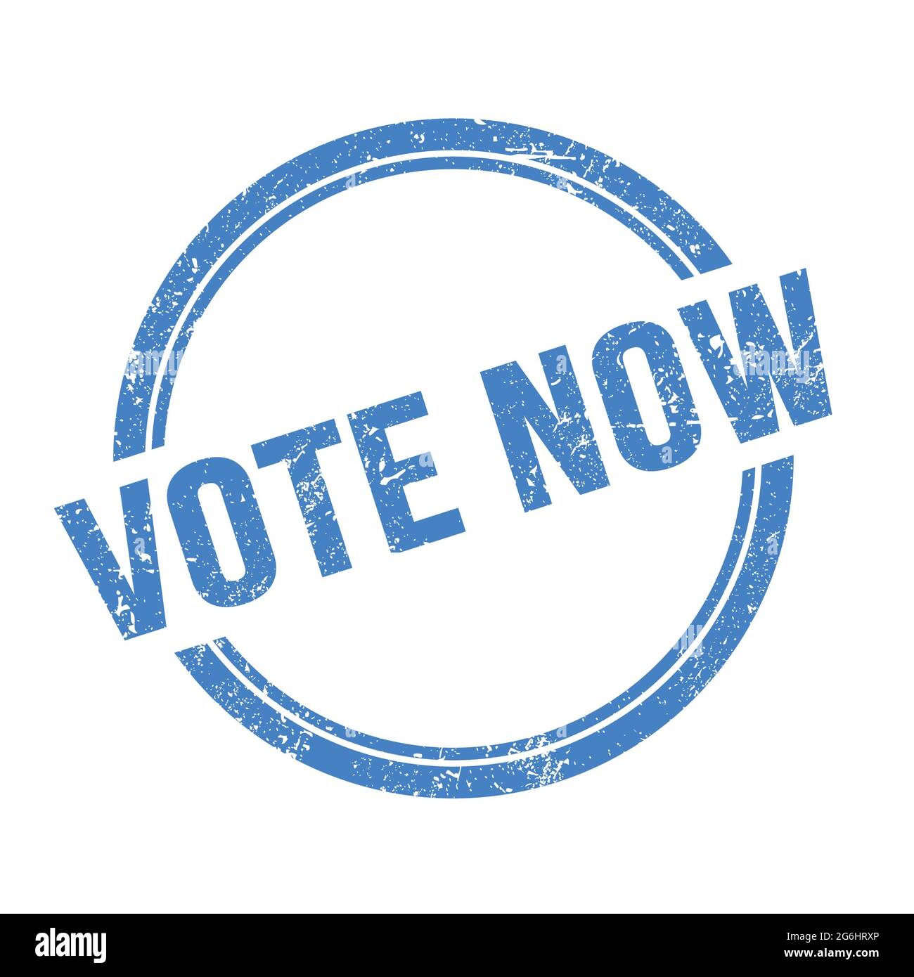 VOTE NOW text written on blue grungy vintage round stamp Stock Photo ...